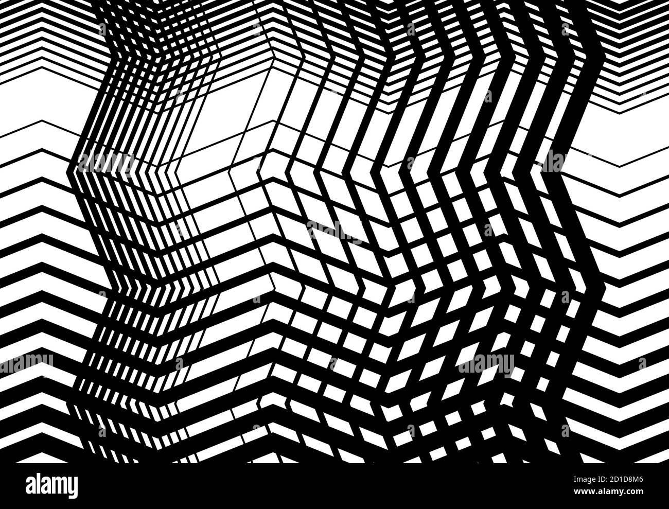 Geometric structure angular, angled lines, stripes grid, mesh and ...