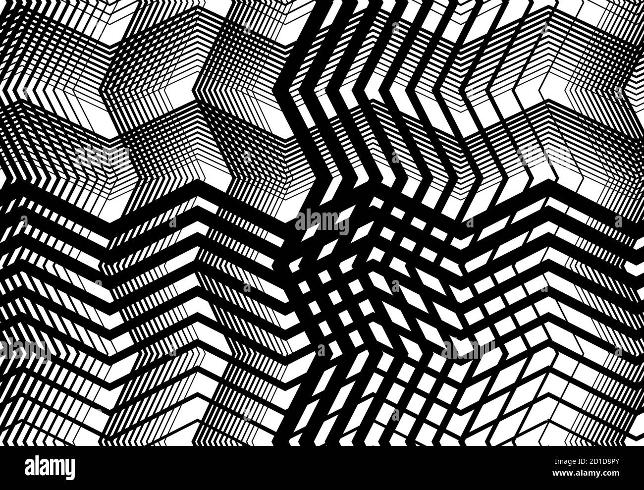 Geometric structure angular, angled lines, stripes grid, mesh and ...