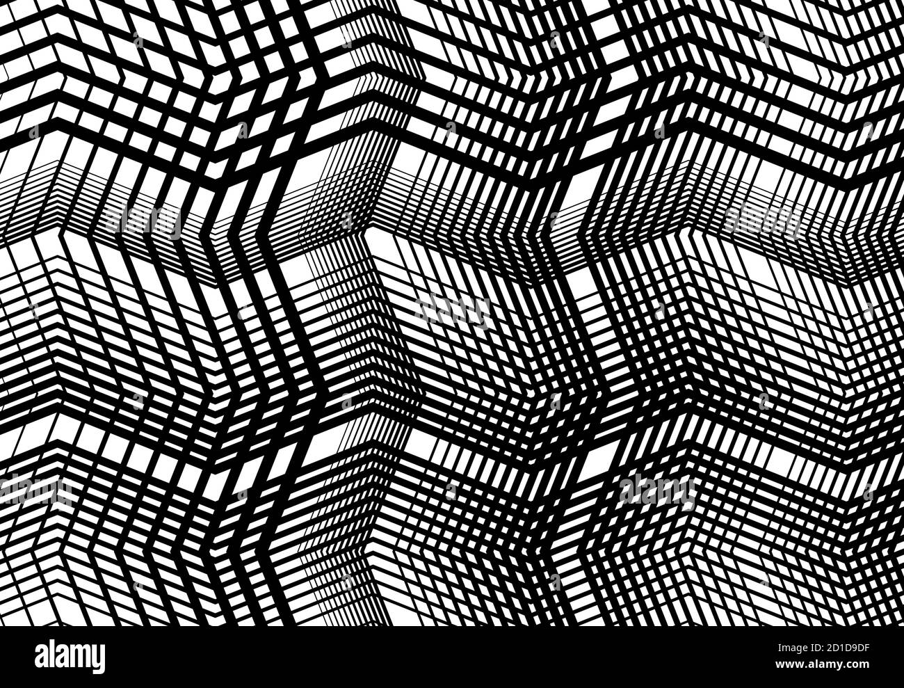 Geometric structure angular, angled lines, stripes grid, mesh and ...