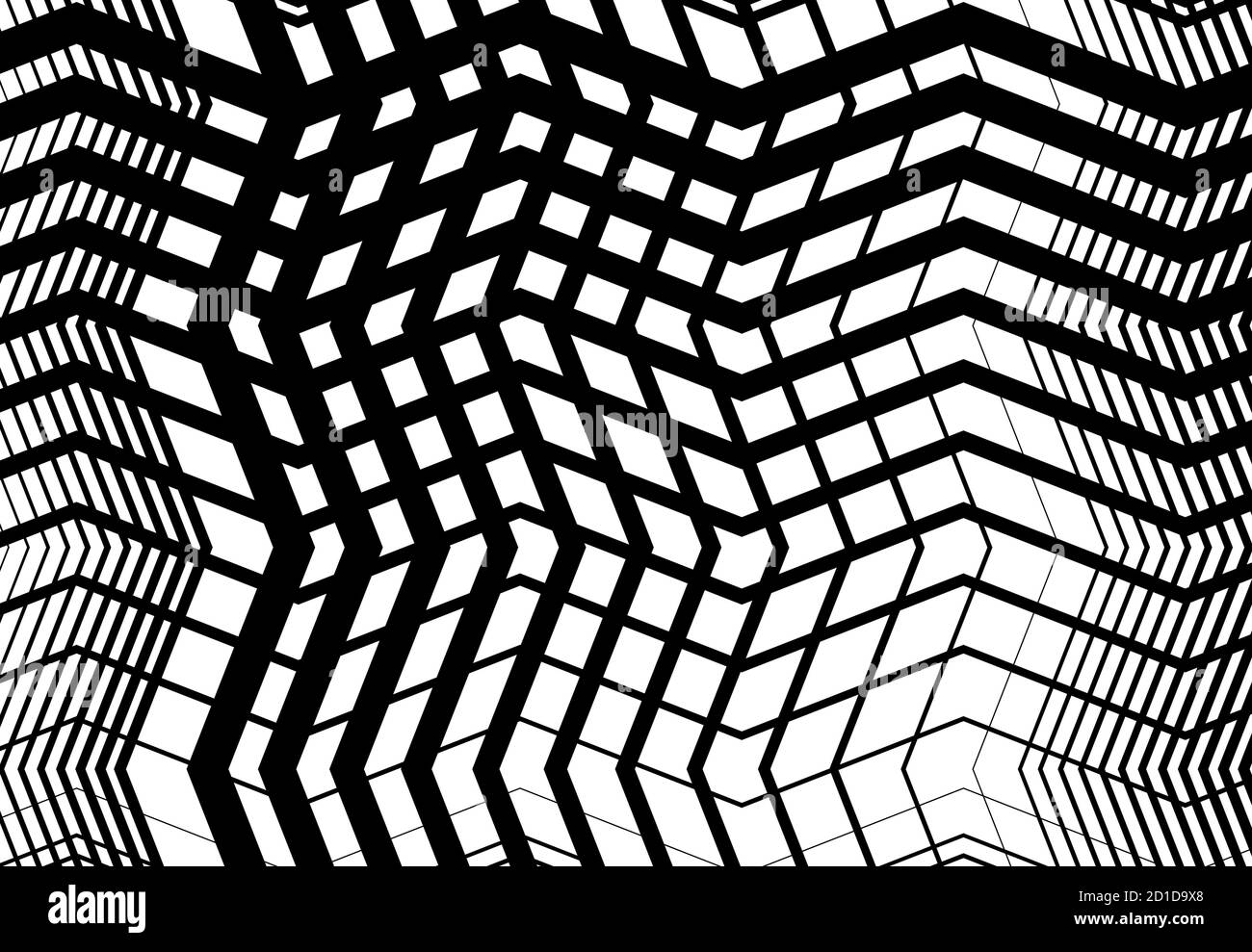 Geometric Structure Angular Angled Lines Stripes Grid Mesh And Trellis Grating Pattern