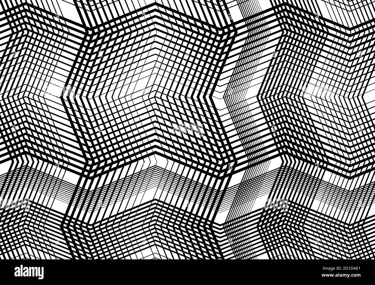 Geometric structure angular, angled lines, stripes grid, mesh and ...