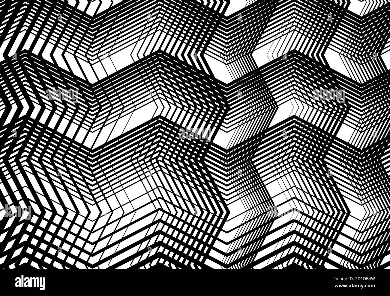 Geometric structure angular, angled lines, stripes grid, mesh and ...