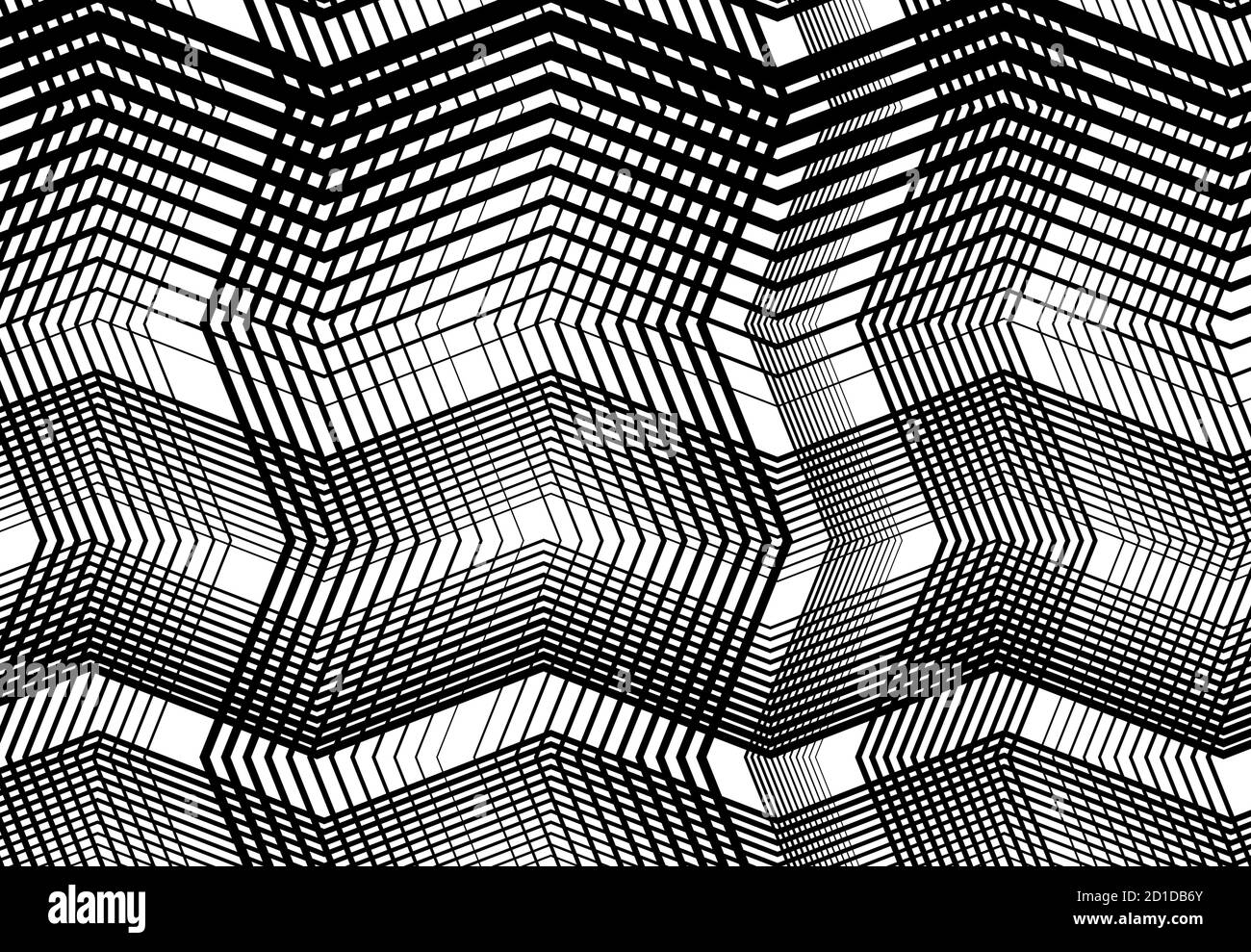 Geometric structure angular, angled lines, stripes grid, mesh and ...