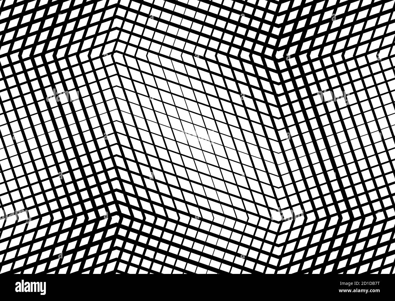Geometric structure angular, angled lines, stripes grid, mesh and ...