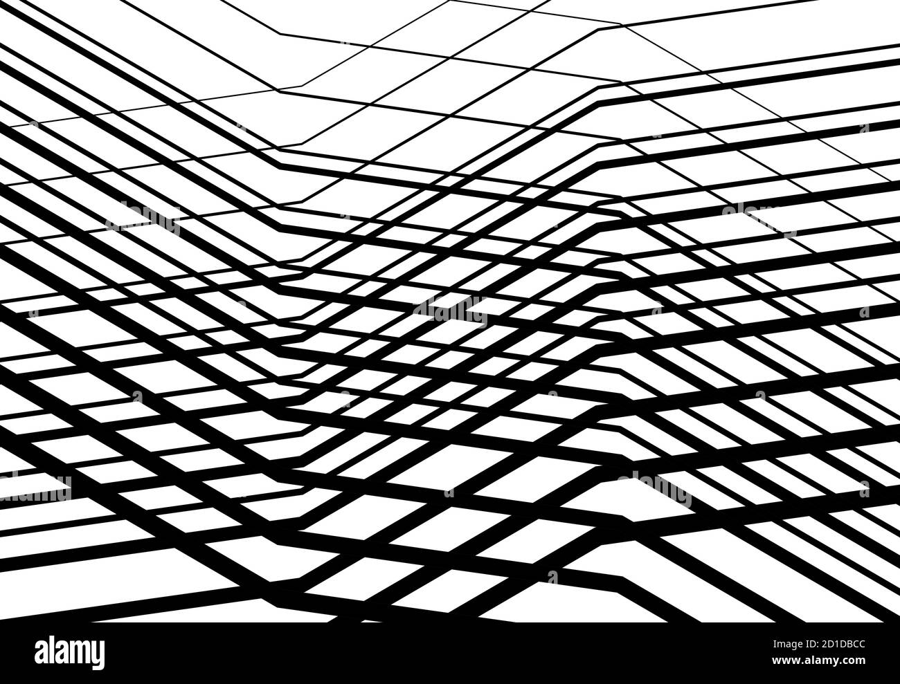 Geometric Structure Angular Angled Lines Stripes Grid Mesh And Trellis Grating Pattern