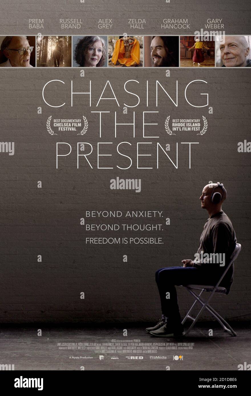 CHASING THE PRESENT, US poster, top from left: 1. Graham Hitchcock, 2 ...