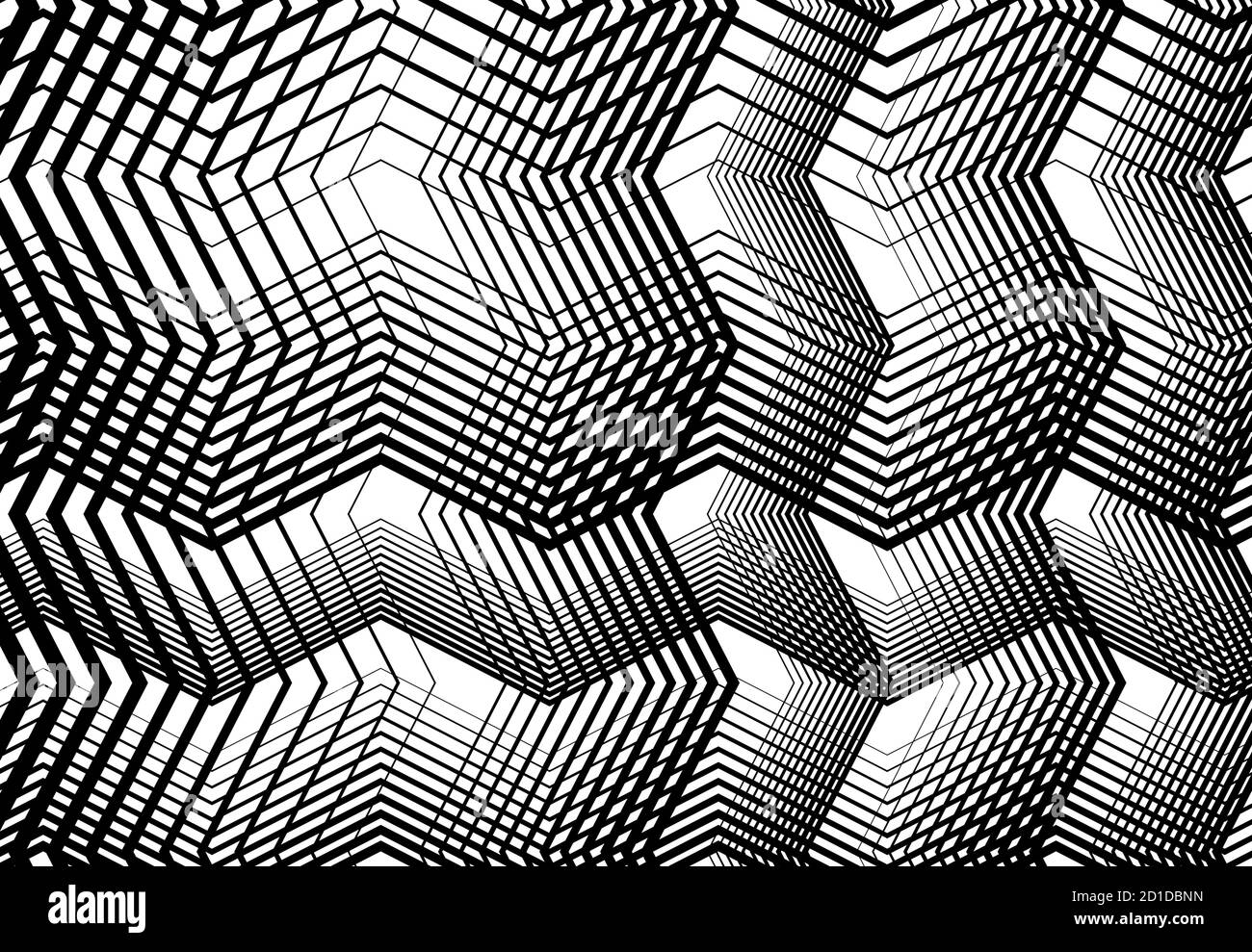 Geometric structure angular, angled lines, stripes grid, mesh and ...