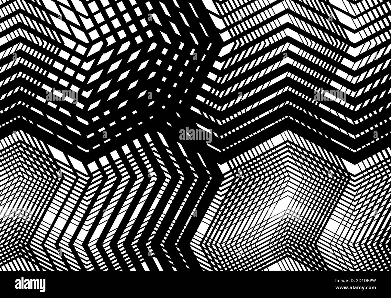 Geometric structure angular, angled lines, stripes grid, mesh and ...