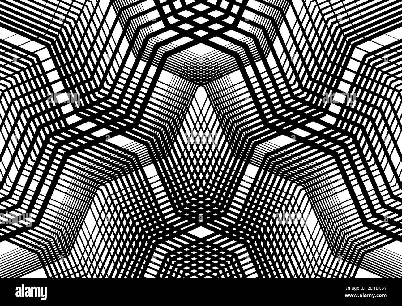Geometric structure angular, angled lines, stripes grid, mesh and ...