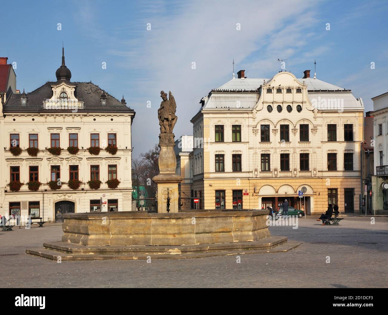 Market Square in Cieszyn. Poland Stock Photo - Alamy