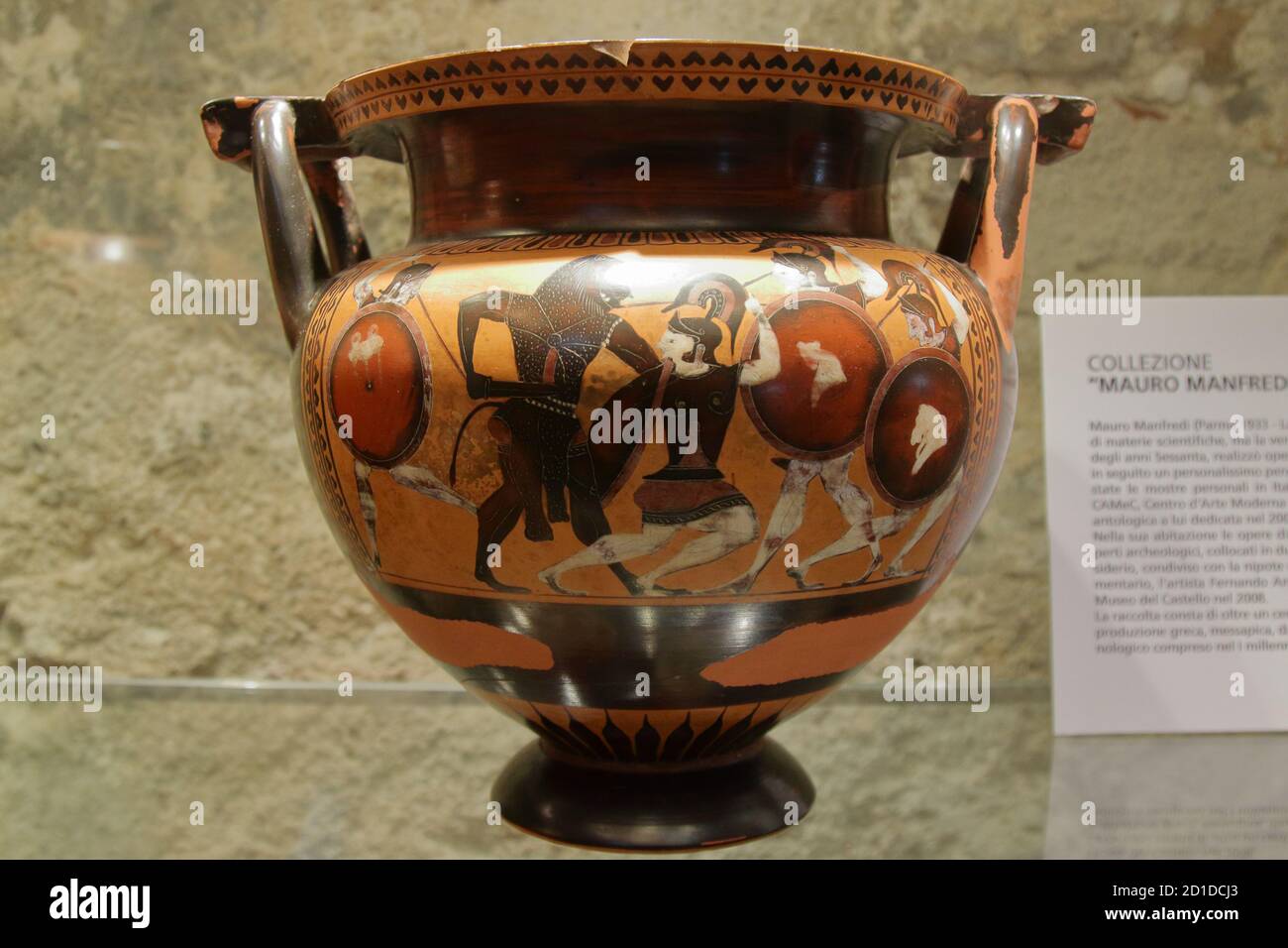 archaeological museum of La Spezia, Italy - summer 2020: ancient Greek ...