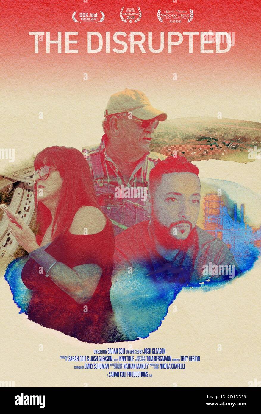 THE DISRUPTED, poster, from left: Cheryl, Donn, Pete, 2020. © Sarah ...
