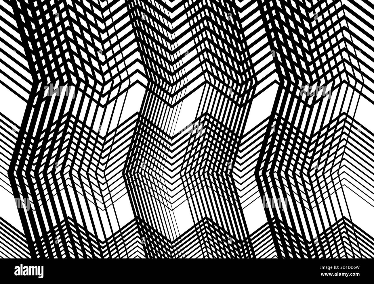 Geometric Structure Angular Angled Lines Stripes Grid Mesh And Trellis Grating Pattern