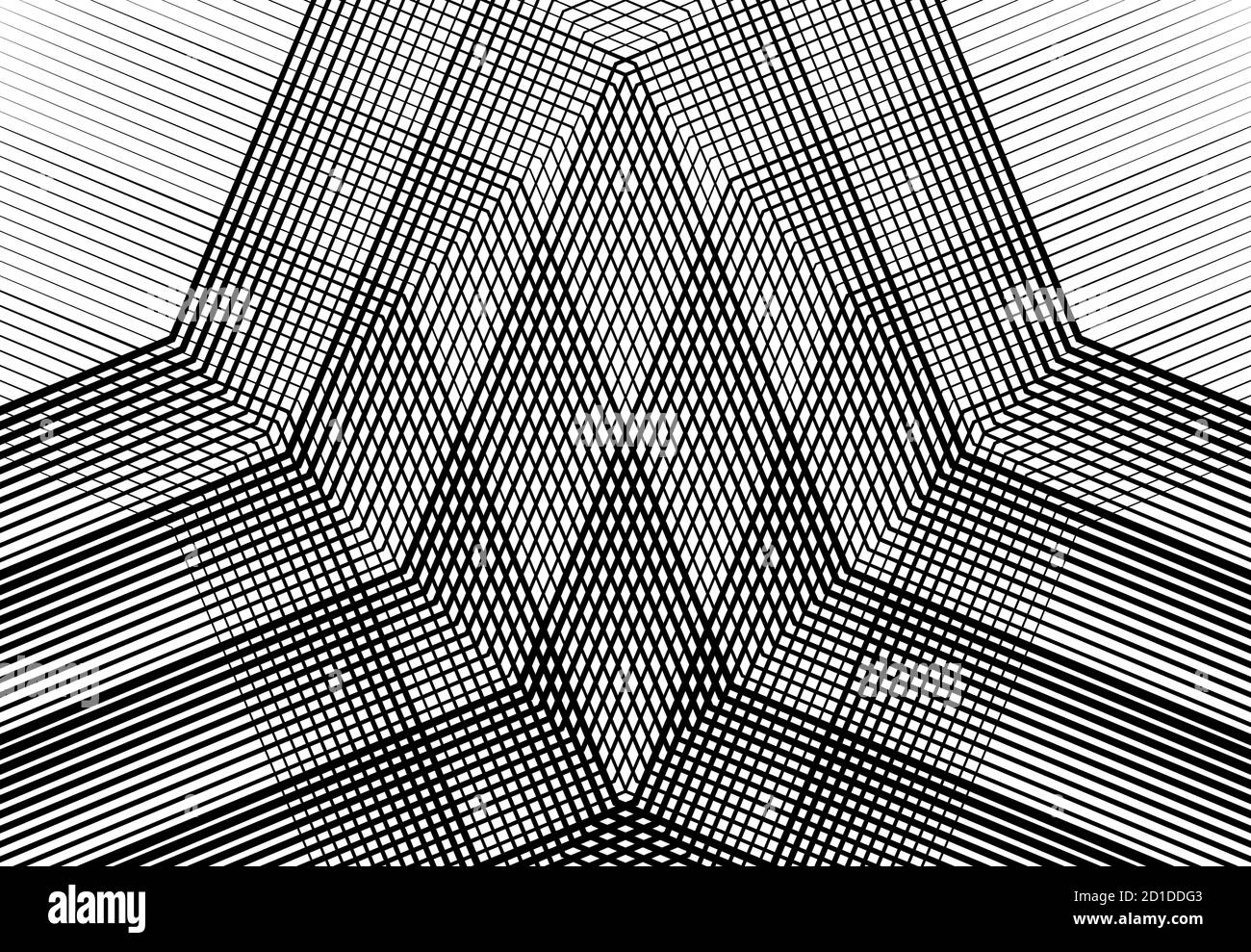 Geometric structure angular, angled lines, stripes grid, mesh and ...