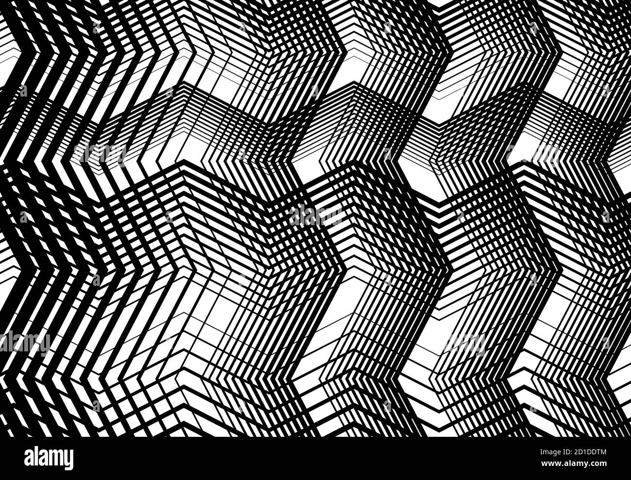 Geometric structure angular, angled lines, stripes grid, mesh and ...