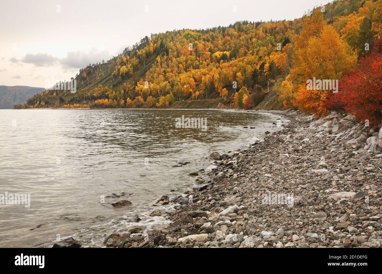 Landscape near Port-Baikal settlement. Irkutsk oblast. Russian Stock ...