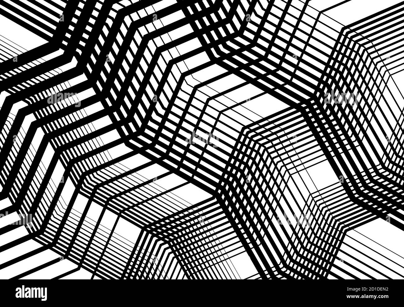 Geometric Structure Angular Angled Lines Stripes Grid Mesh And Trellis Grating Pattern