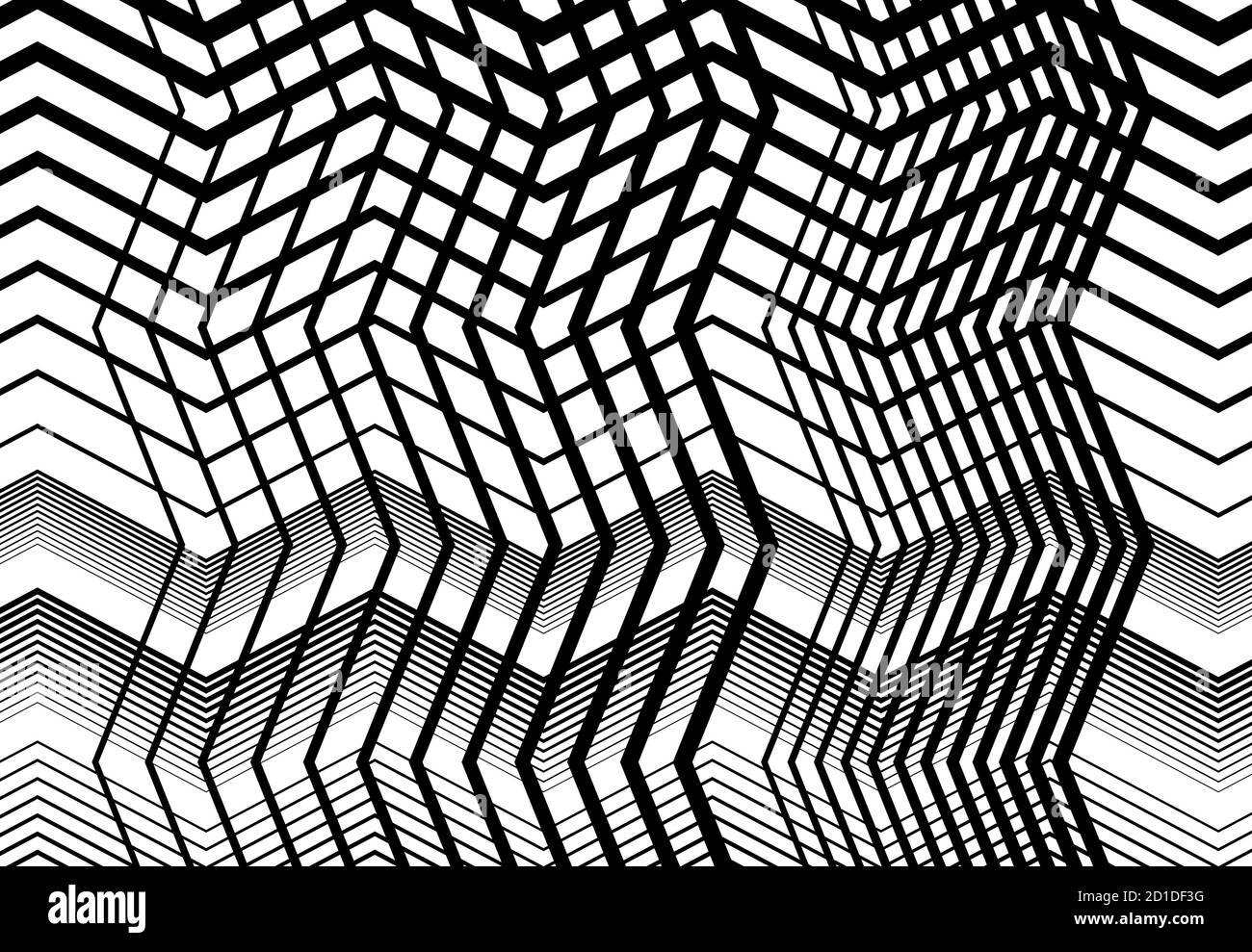 Geometric structure angular, angled lines, stripes grid, mesh and ...
