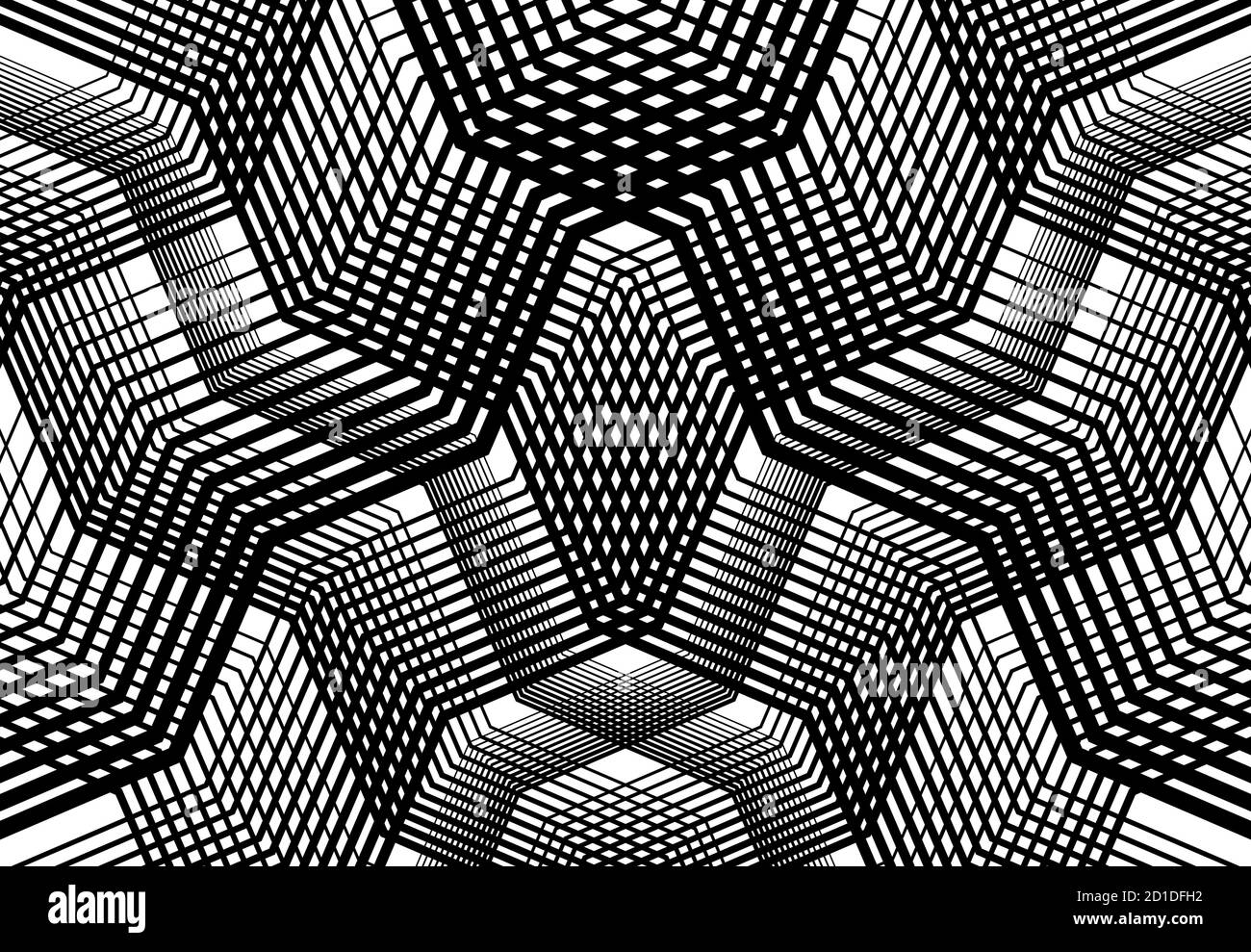 Geometric structure angular, angled lines, stripes grid, mesh and ...