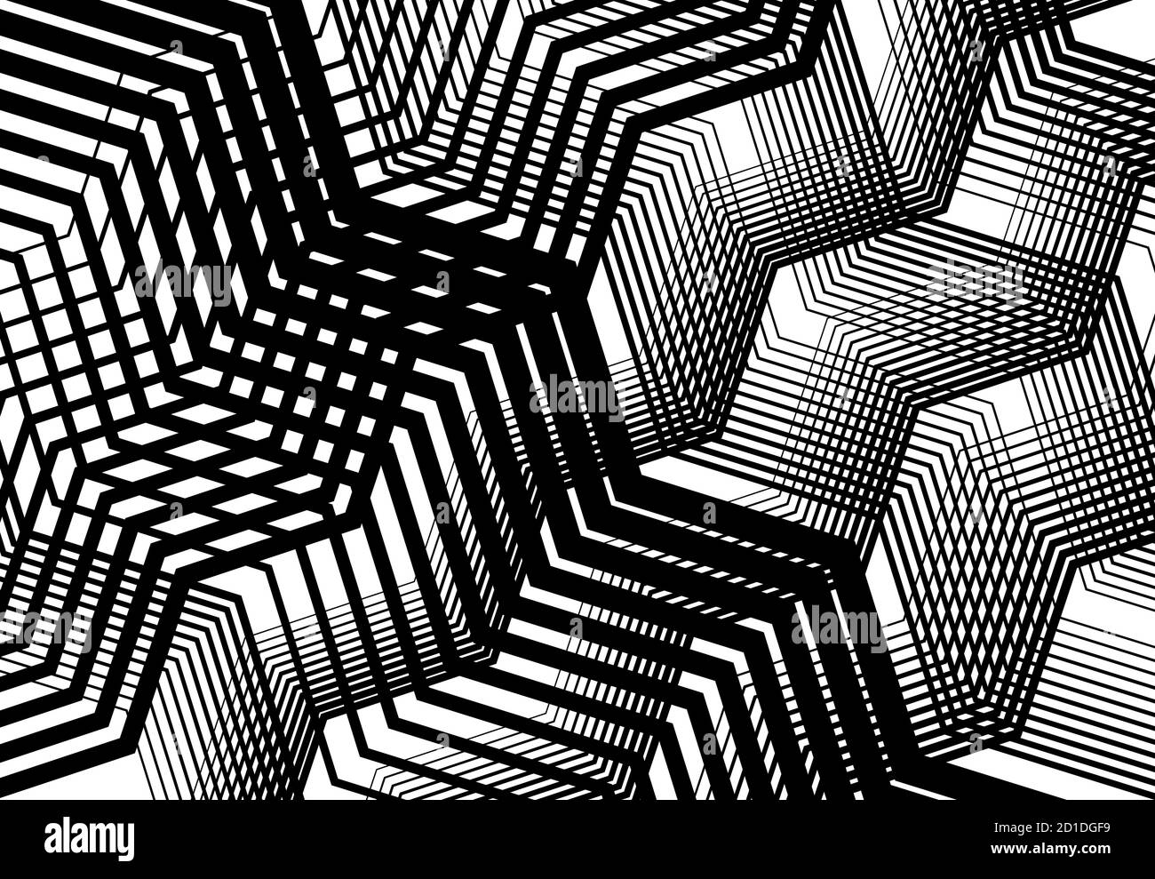 Geometric structure angular, angled lines, stripes grid, mesh and ...