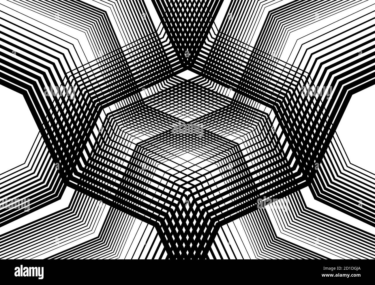 Geometric structure angular, angled lines, stripes grid, mesh and ...