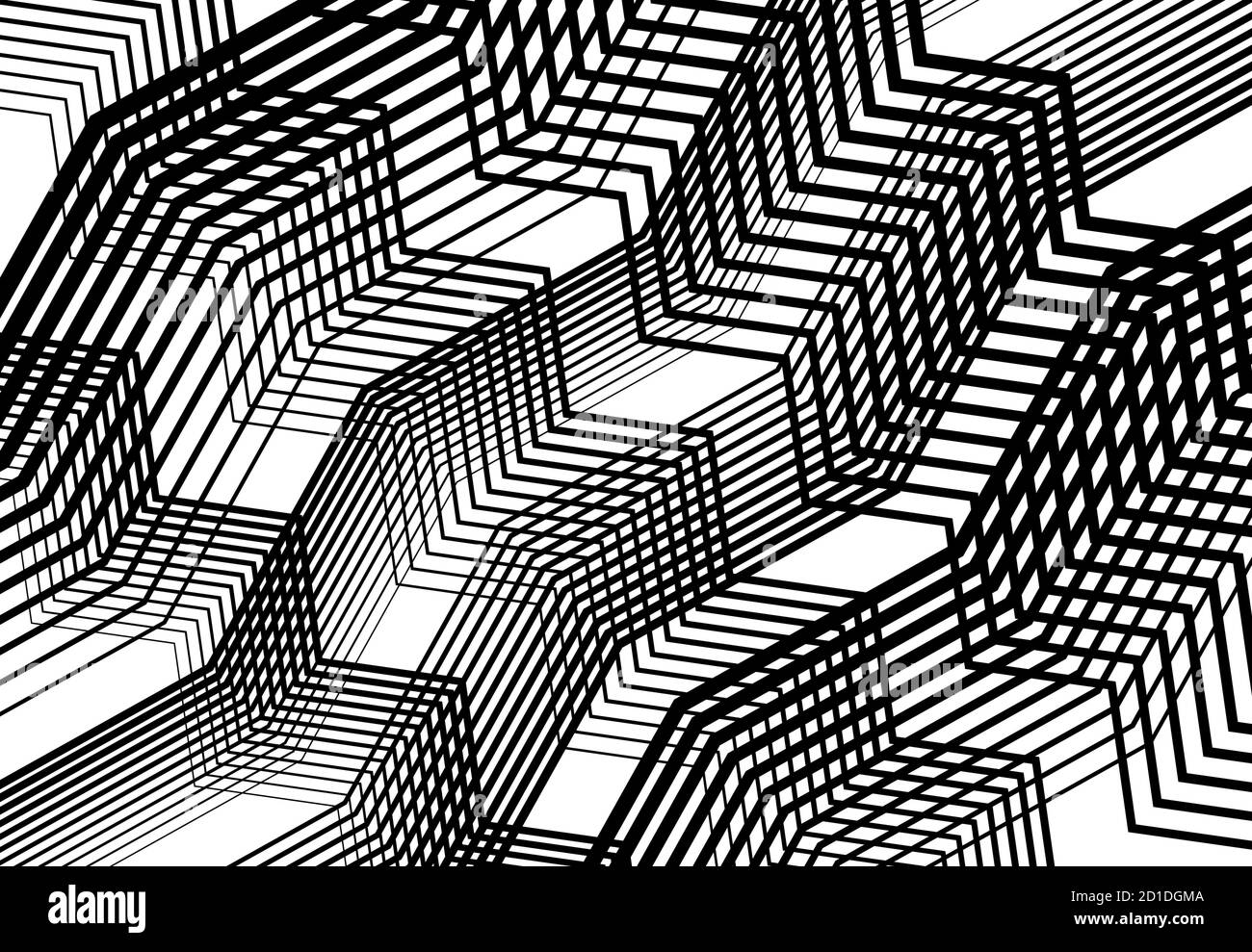 Geometric Structure Angular Angled Lines Stripes Grid Mesh And Trellis Grating Pattern