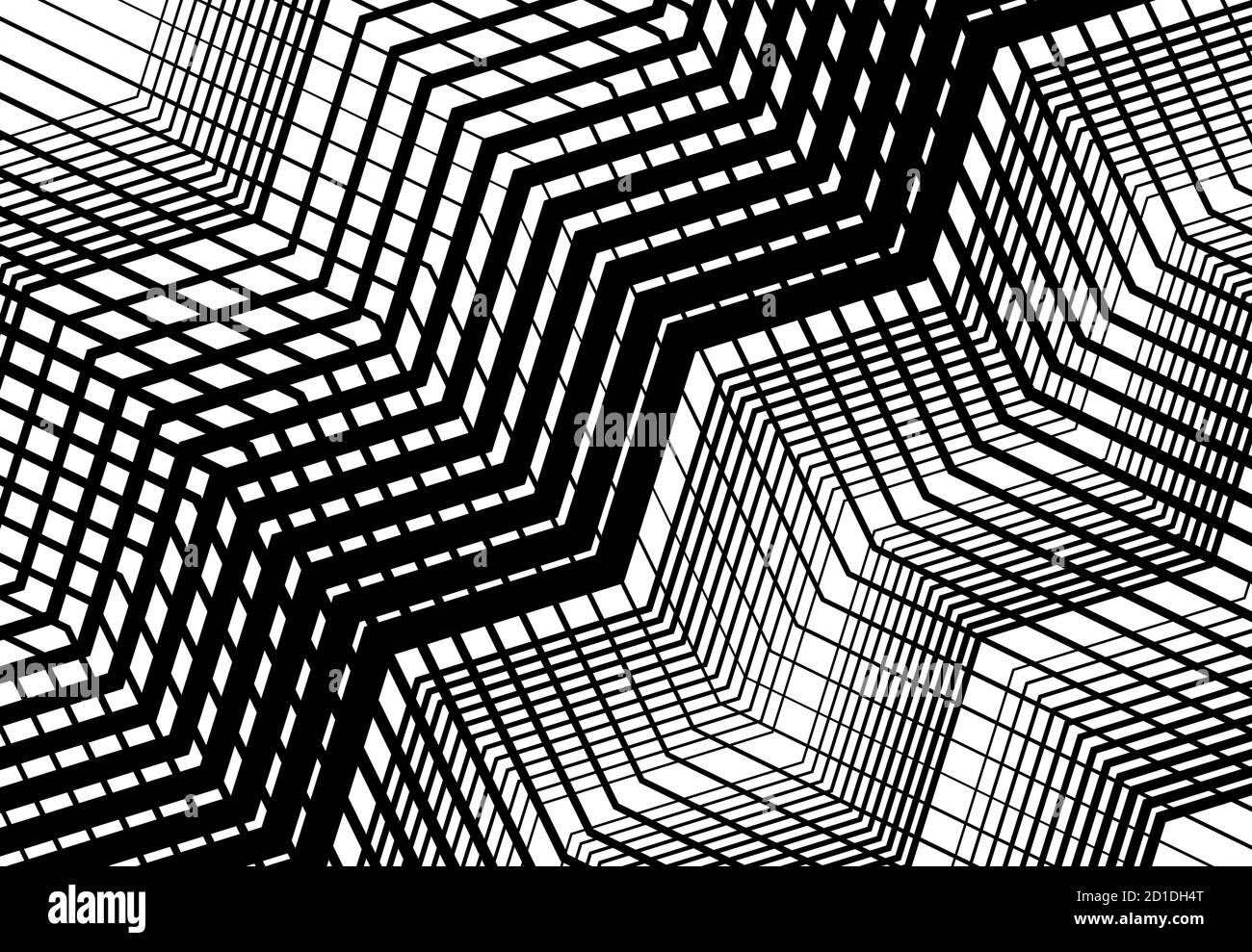 Geometric structure angular, angled lines, stripes grid, mesh and ...