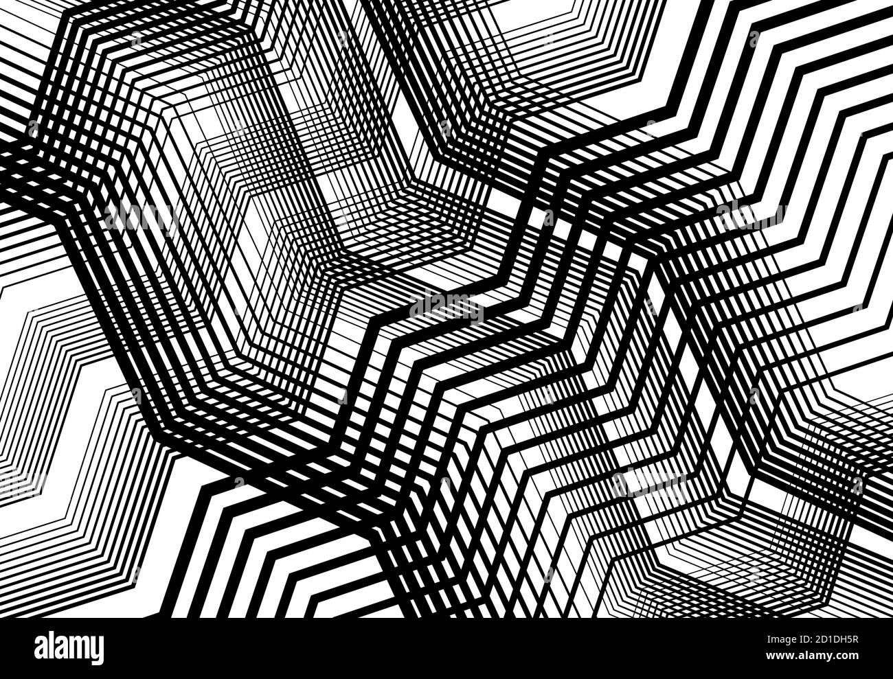 Geometric structure angular, angled lines, stripes grid, mesh and ...