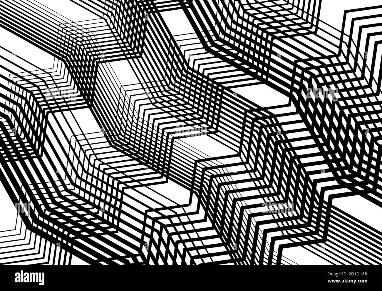 Geometric structure angular, angled lines, stripes grid, mesh and ...