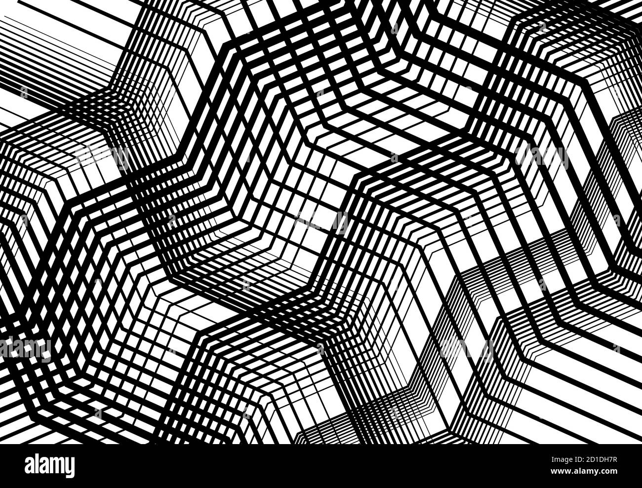 Geometric structure angular, angled lines, stripes grid, mesh and ...