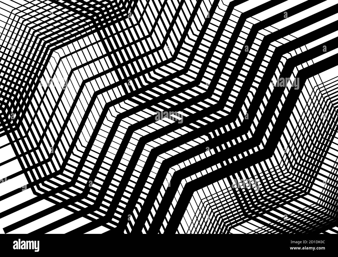 Geometric structure angular, angled lines, stripes grid, mesh and ...