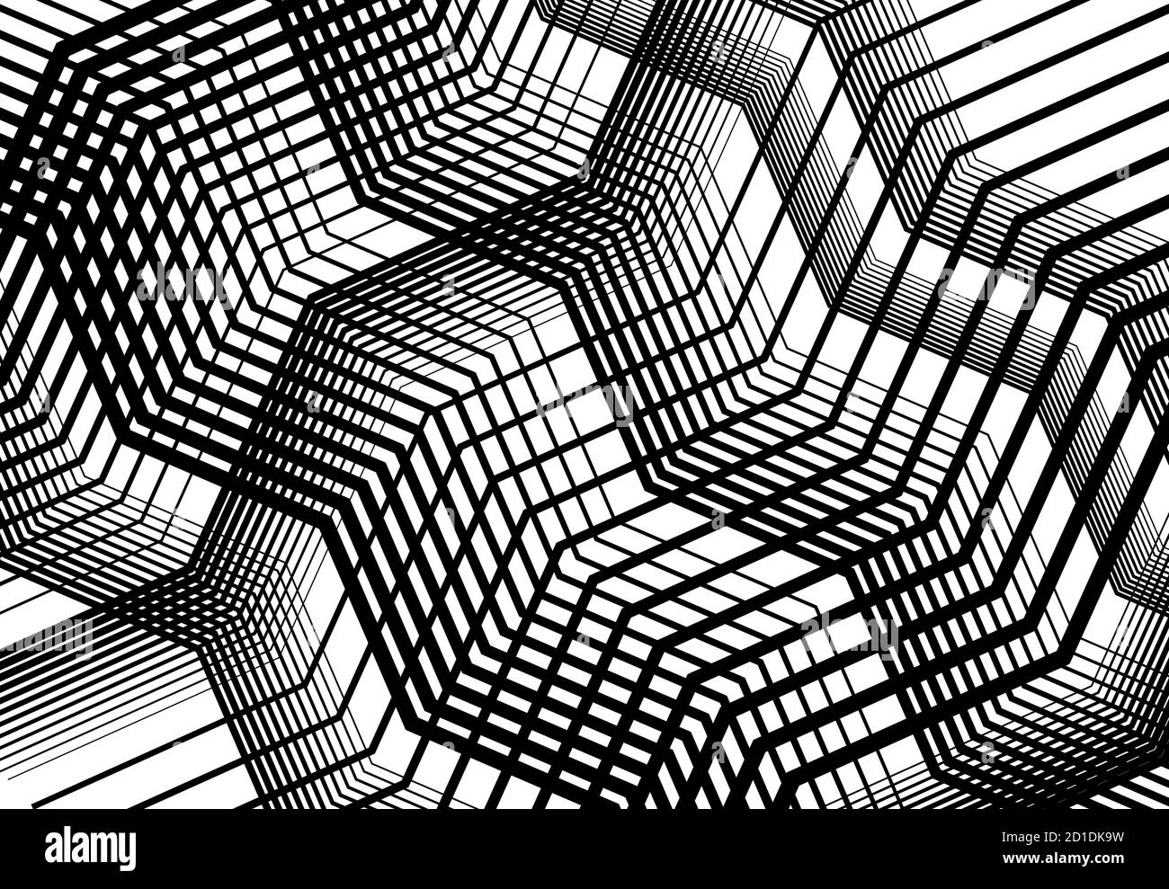 Geometric structure angular, angled lines, stripes grid, mesh and ...