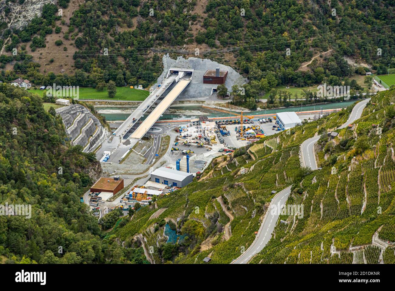 Eyholz tunnel in Visp, Switzerland Stock Photo - Alamy