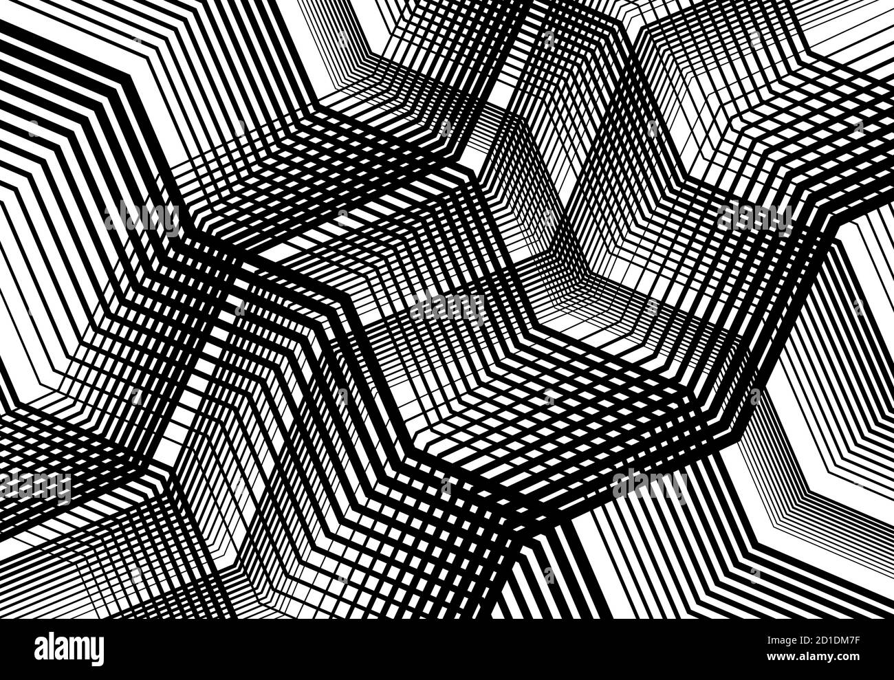 Geometric structure angular, angled lines, stripes grid, mesh and ...