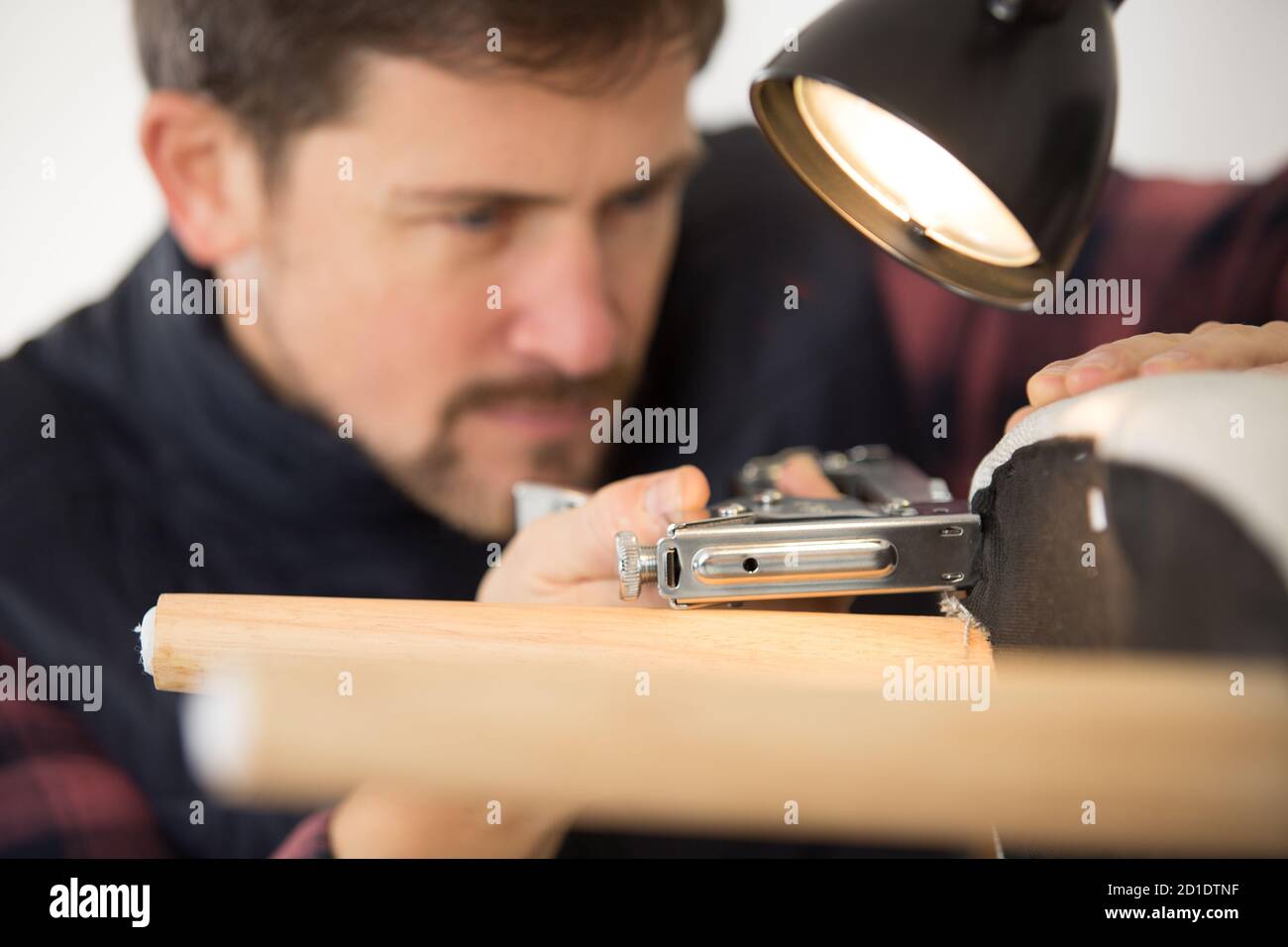Using a stapler hi-res stock photography and images - Alamy