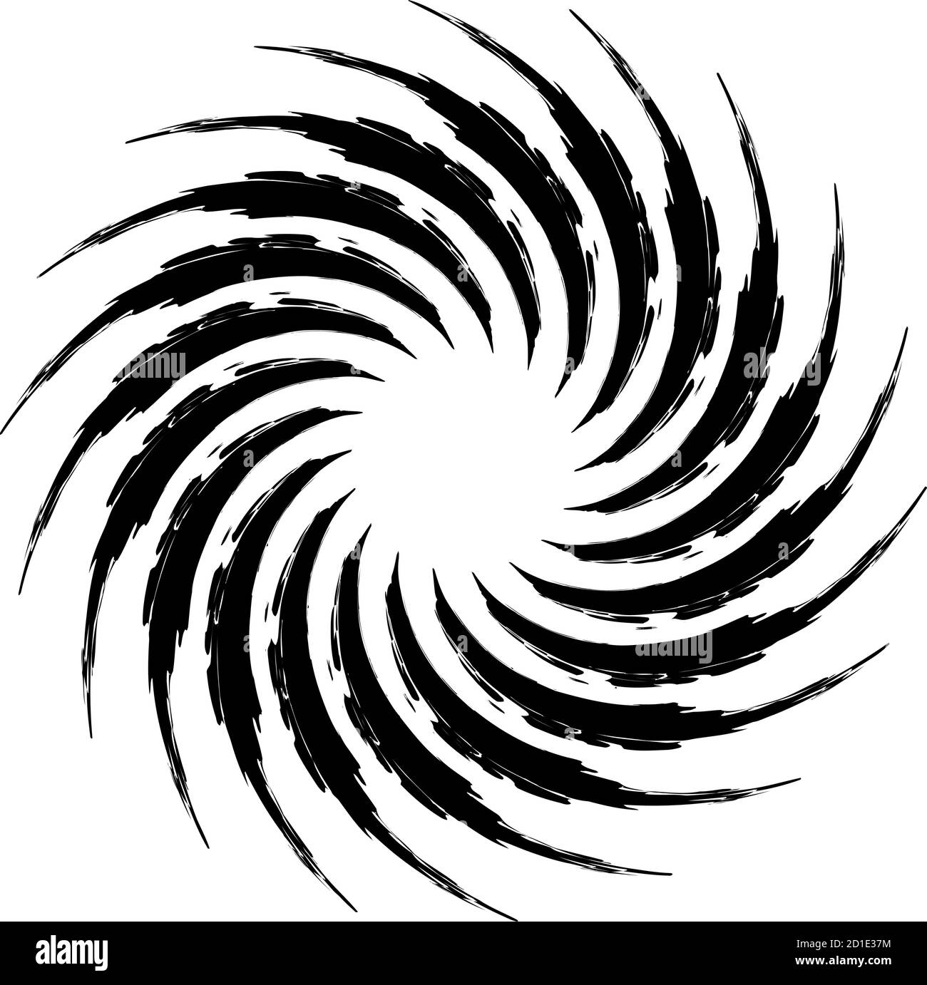 Spiral Helix, volute and vortex shape. Swirl, twirl, twist rotation ...