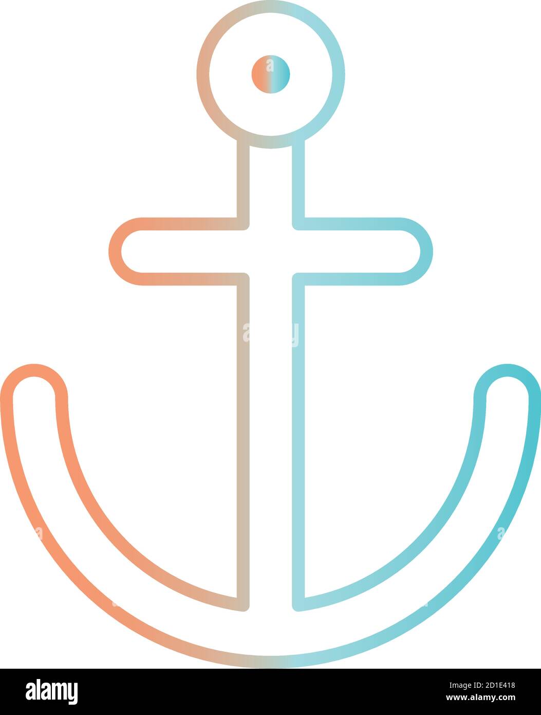 Anchor under water Cut Out Stock Images & Pictures - Alamy