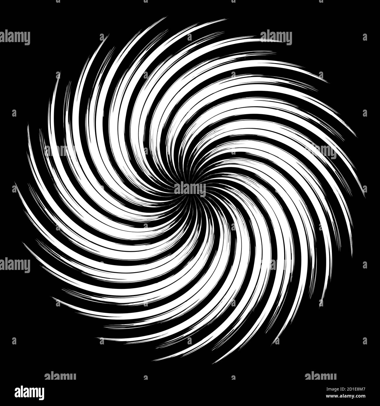 Spiral Helix, volute and vortex shape. Swirl, twirl, twist rotation ...