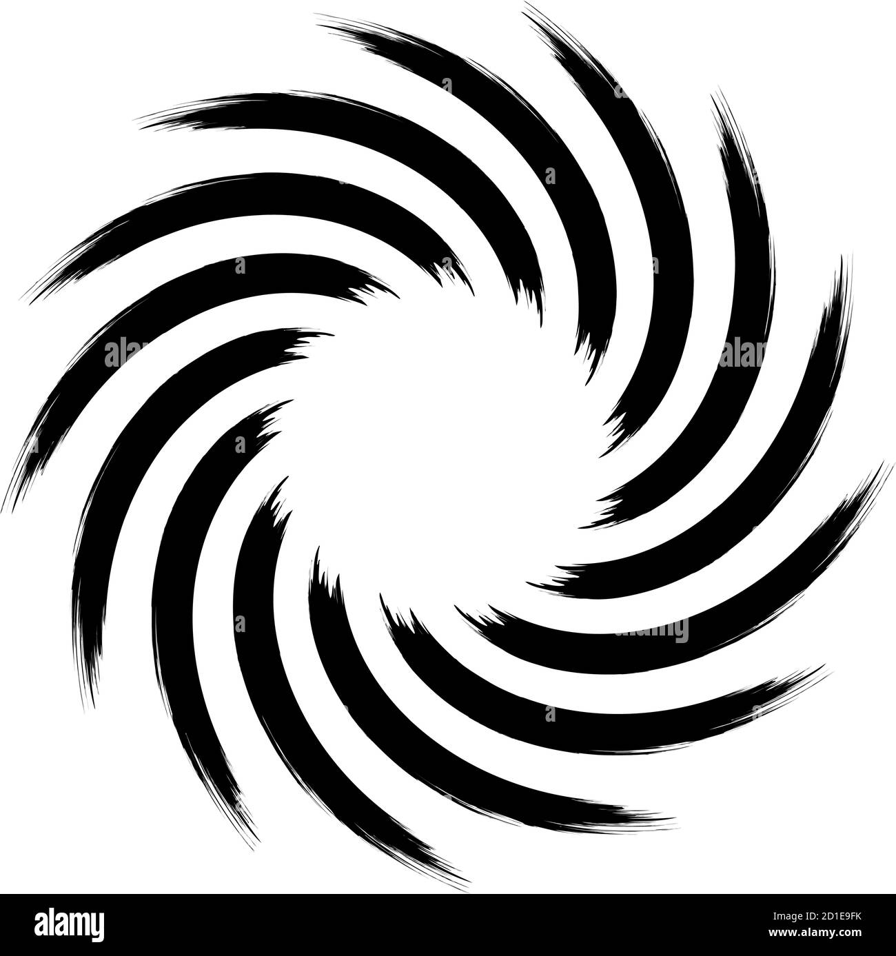 Spiral Helix, volute and vortex shape. Swirl, twirl, twist rotation ...