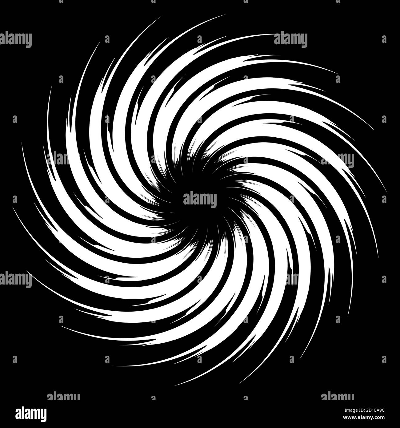 Spiral Helix, volute and vortex shape. Swirl, twirl, twist rotation ...