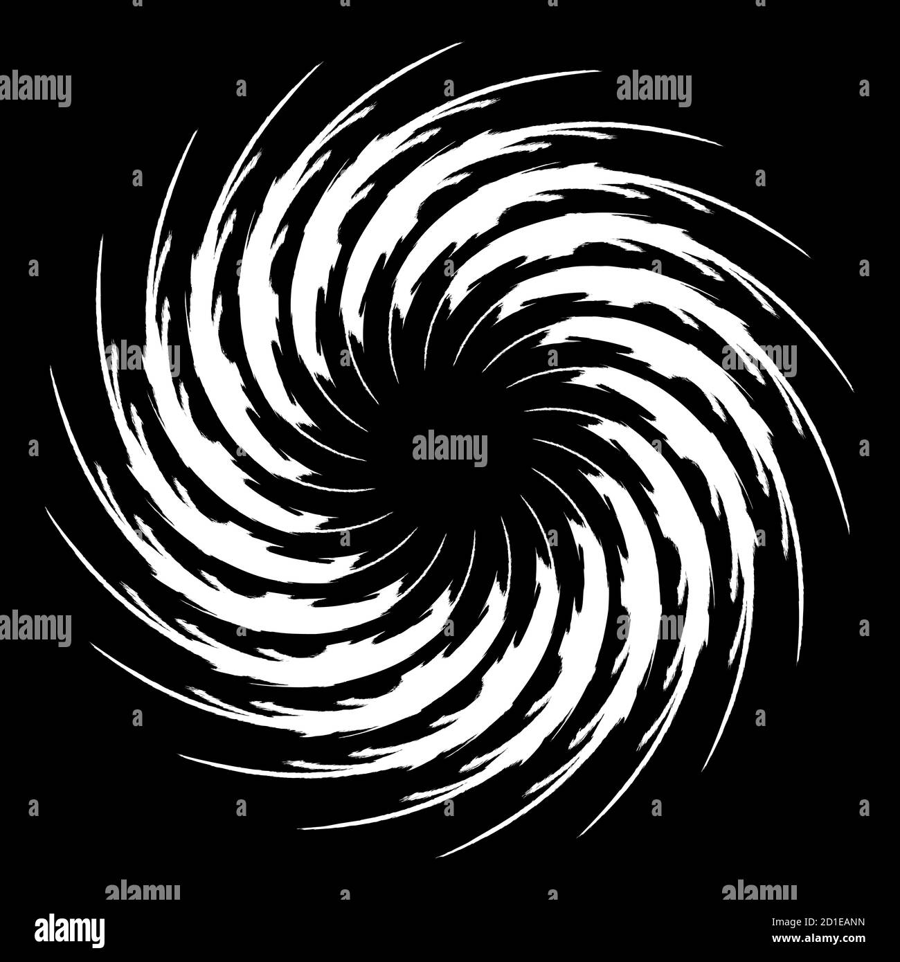 Spiral Helix, volute and vortex shape. Swirl, twirl, twist rotation ...