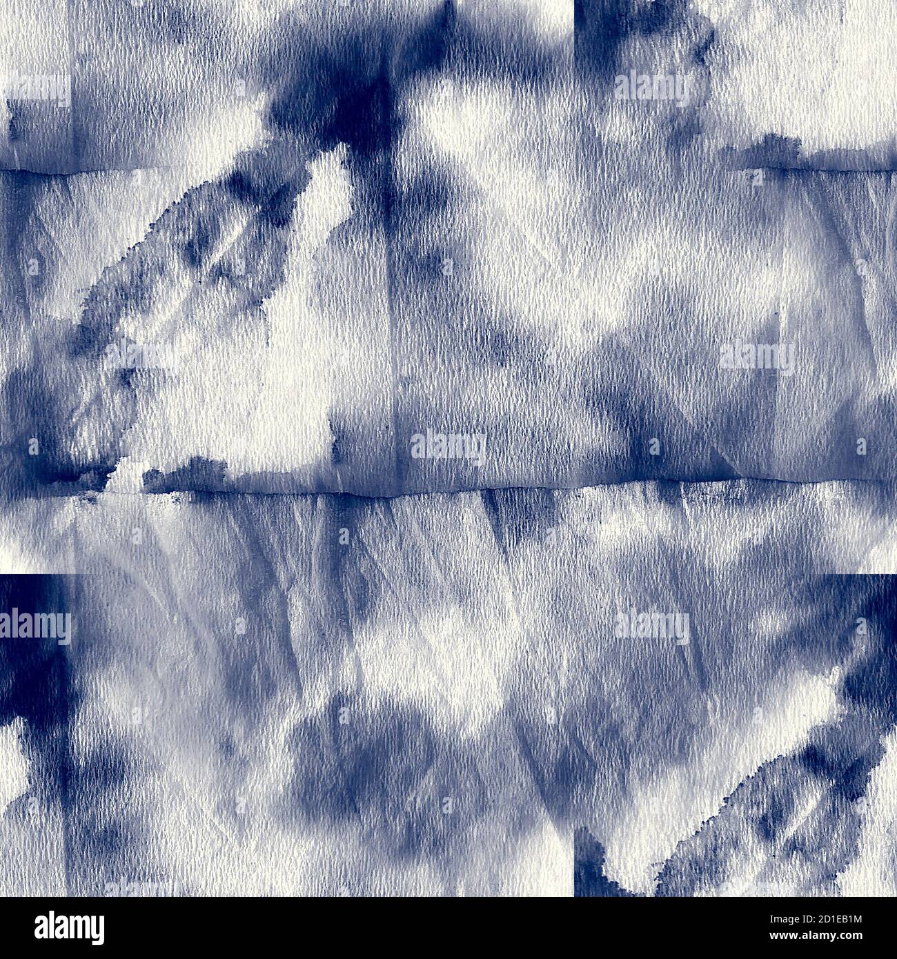 Alcohol ink indigo seamless background. Hand Stock Photo - Alamy