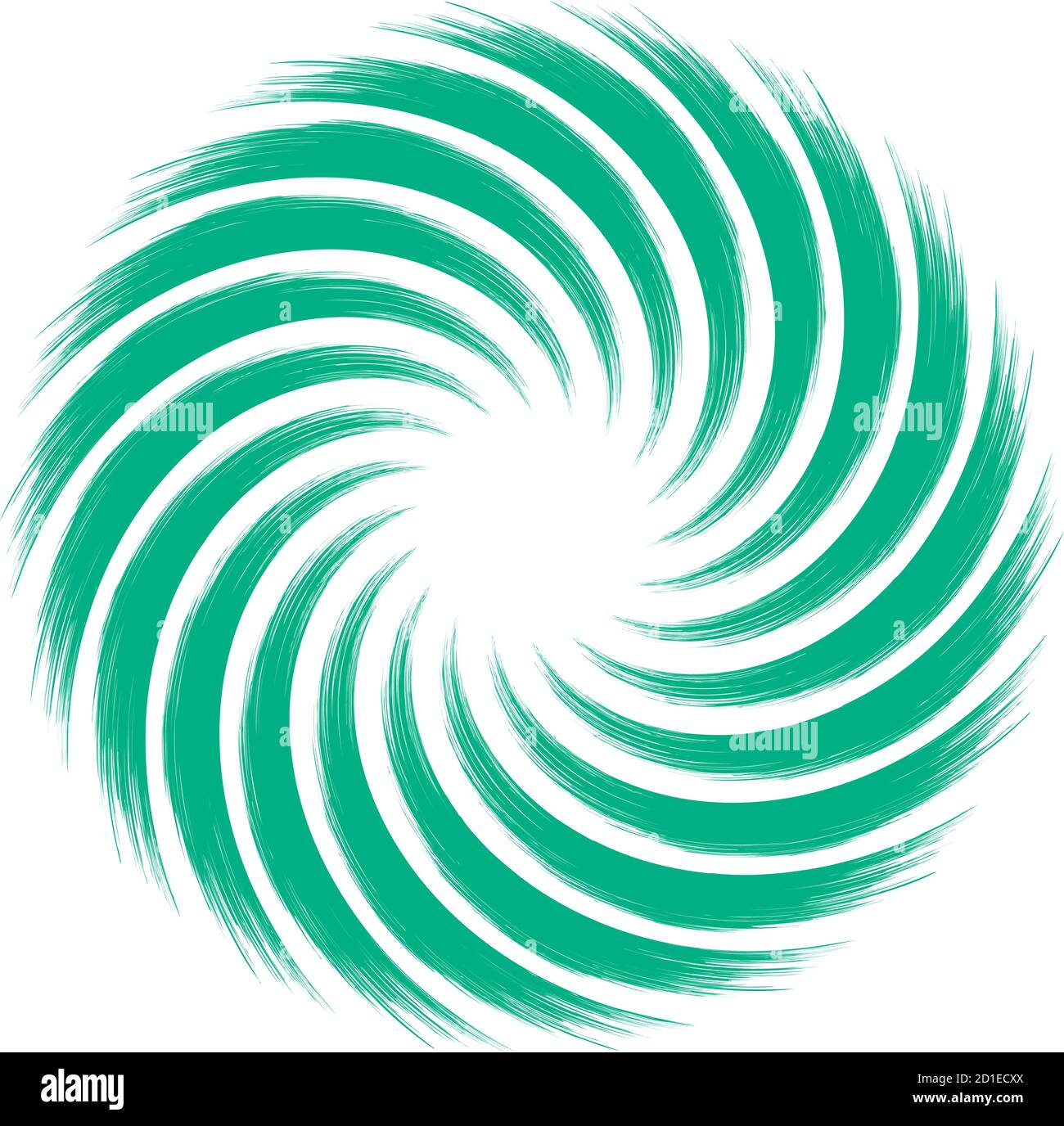 Spiral Helix, volute and vortex shape. Swirl, twirl, twist rotation ...