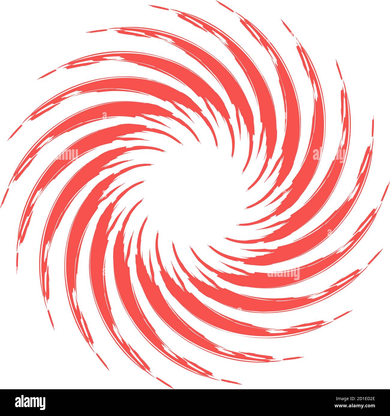 Spiral Helix, volute and vortex shape. Swirl, twirl, twist rotation ...