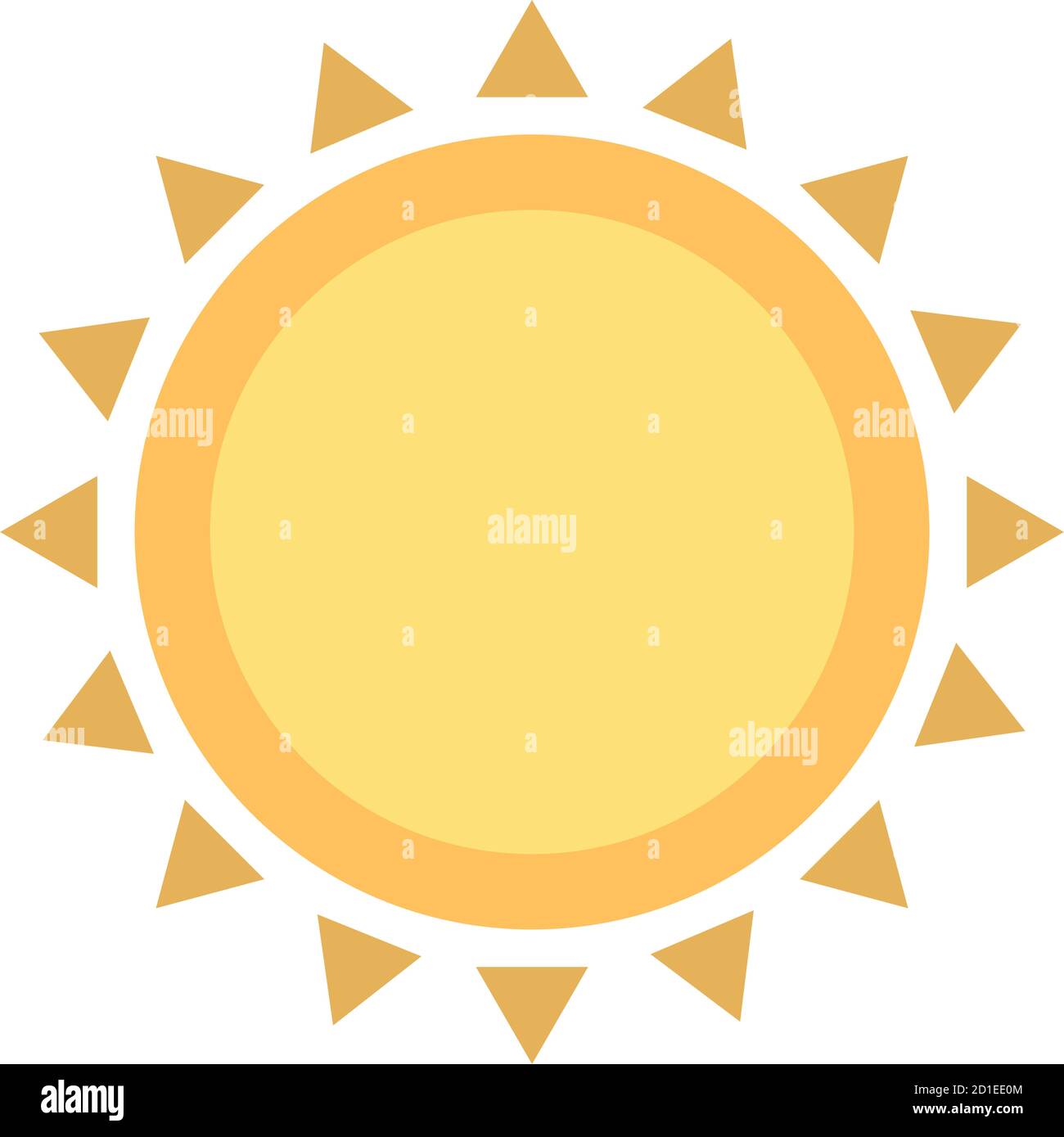 sun flat style icon vector design Stock Vector Image & Art - Alamy