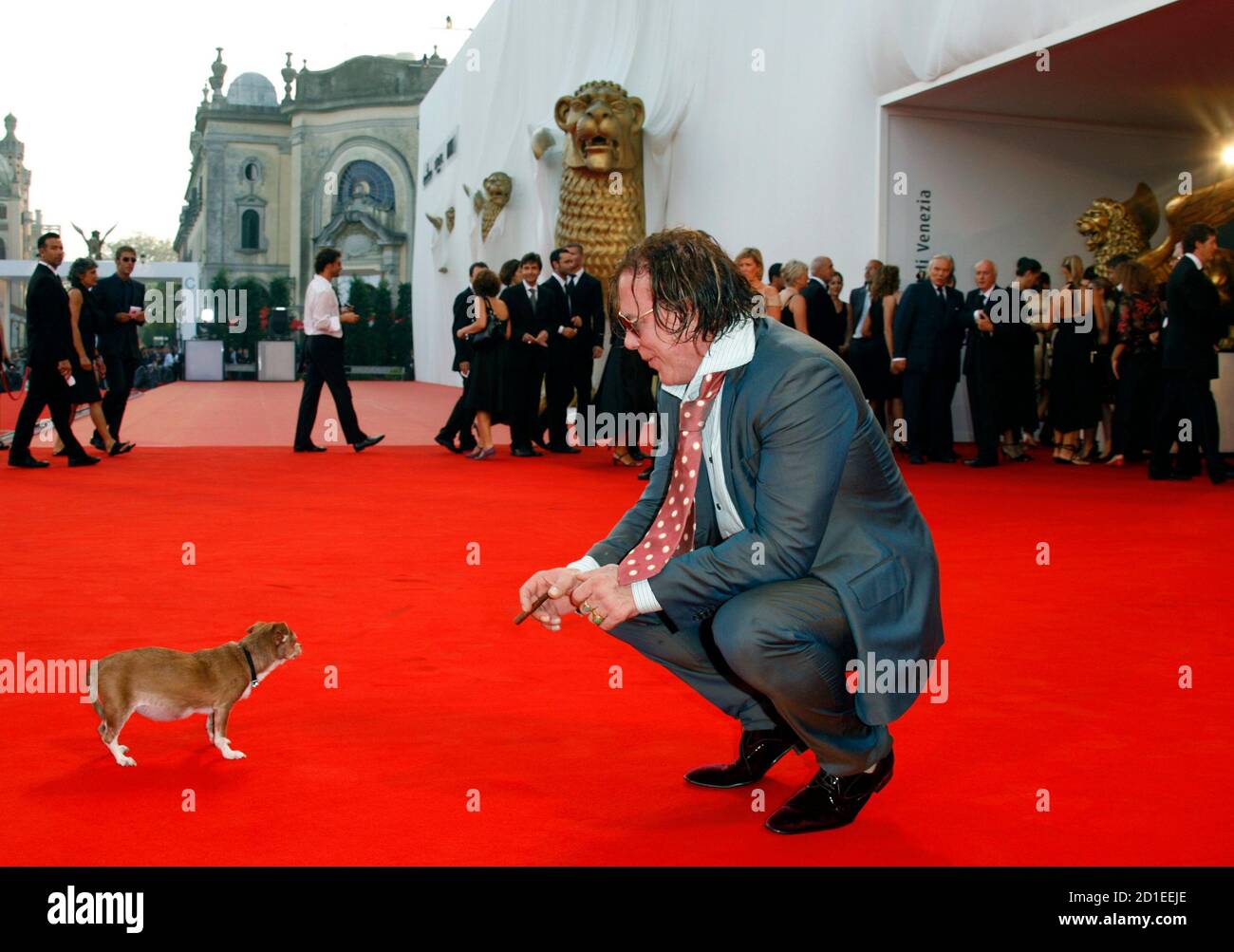 Mickey rourke arrives hi-res stock photography and images - Alamy
