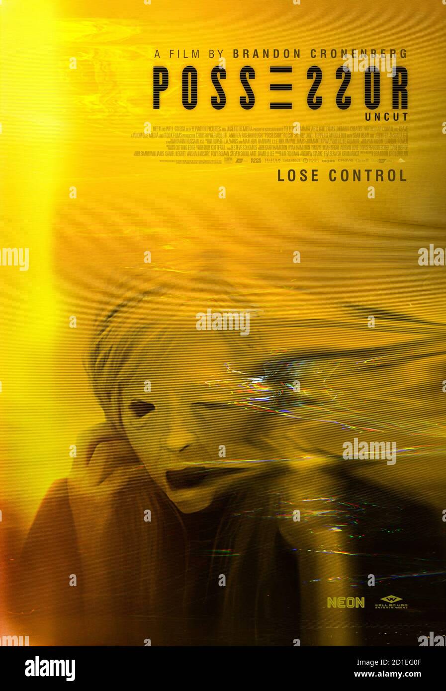 POSSESSOR UNCUT, US poster, Andrea Riseborough, 2020. © Neon / Courtesy ...