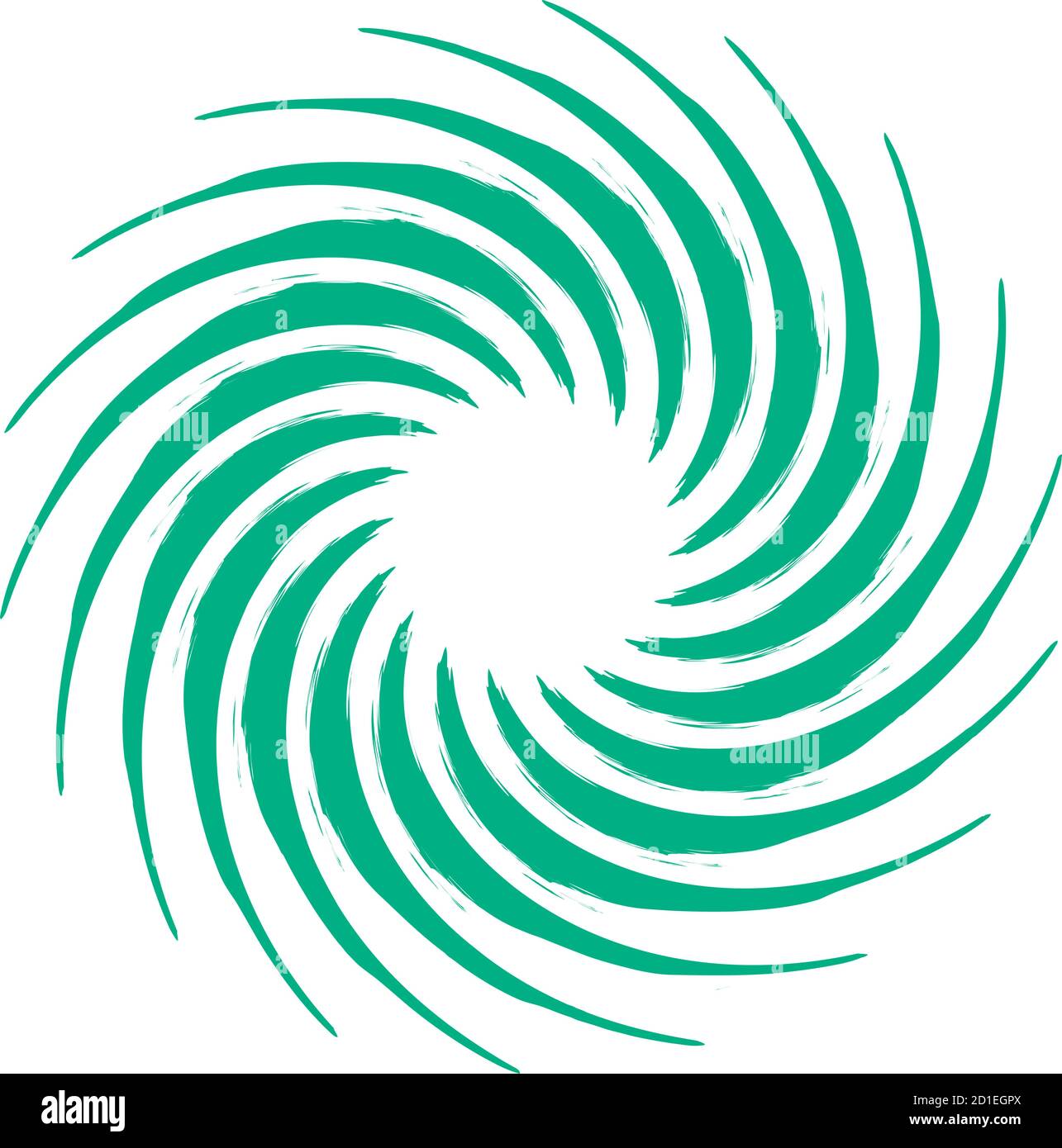 Spiral Helix, volute and vortex shape. Swirl, twirl, twist rotation ...