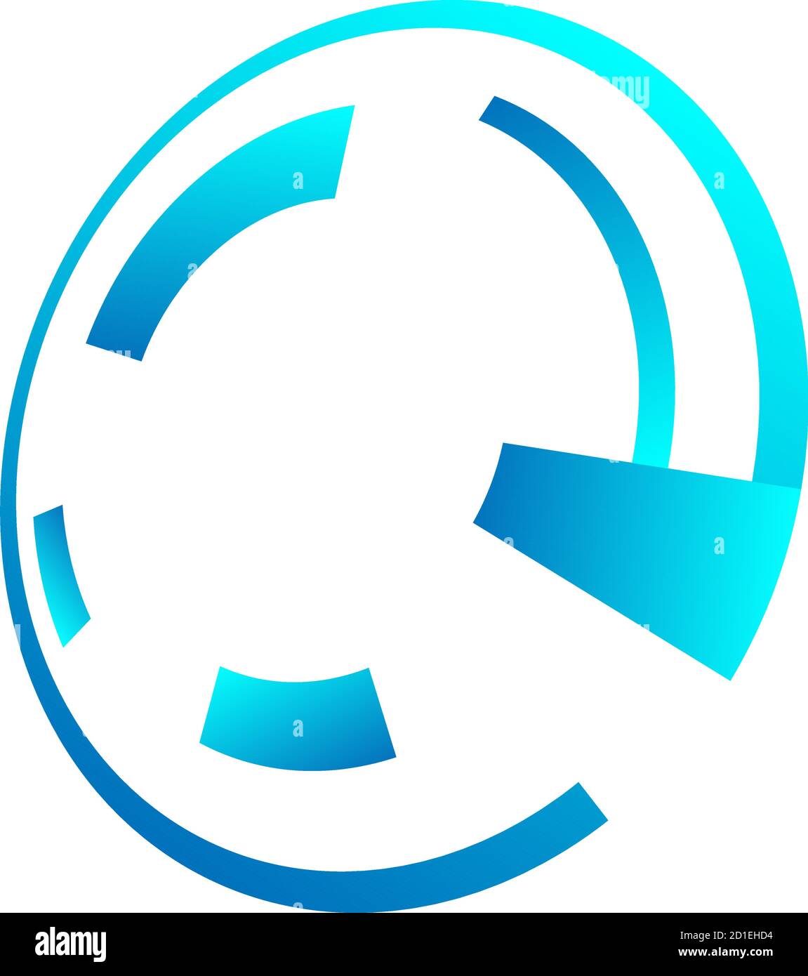 Sci-fi concentric, geometric ring, circle UI, GUI design element Vector ...