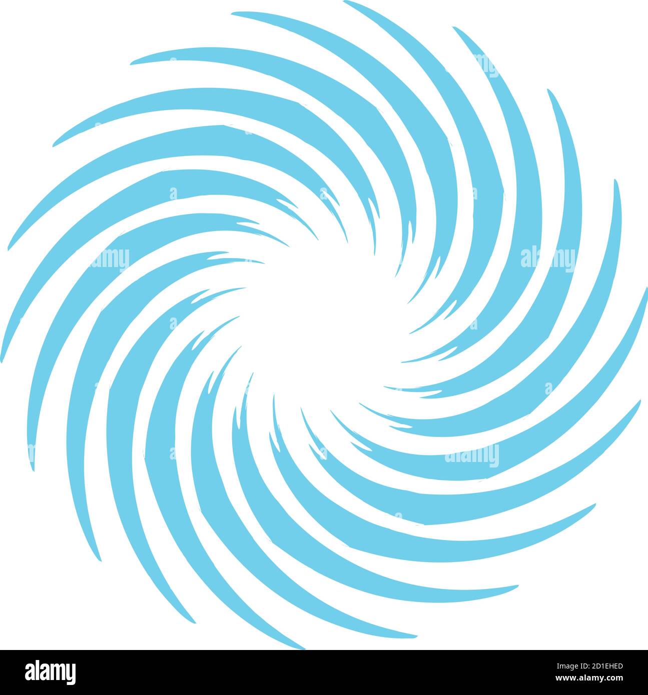 Spiral Helix, volute and vortex shape. Swirl, twirl, twist rotation ...